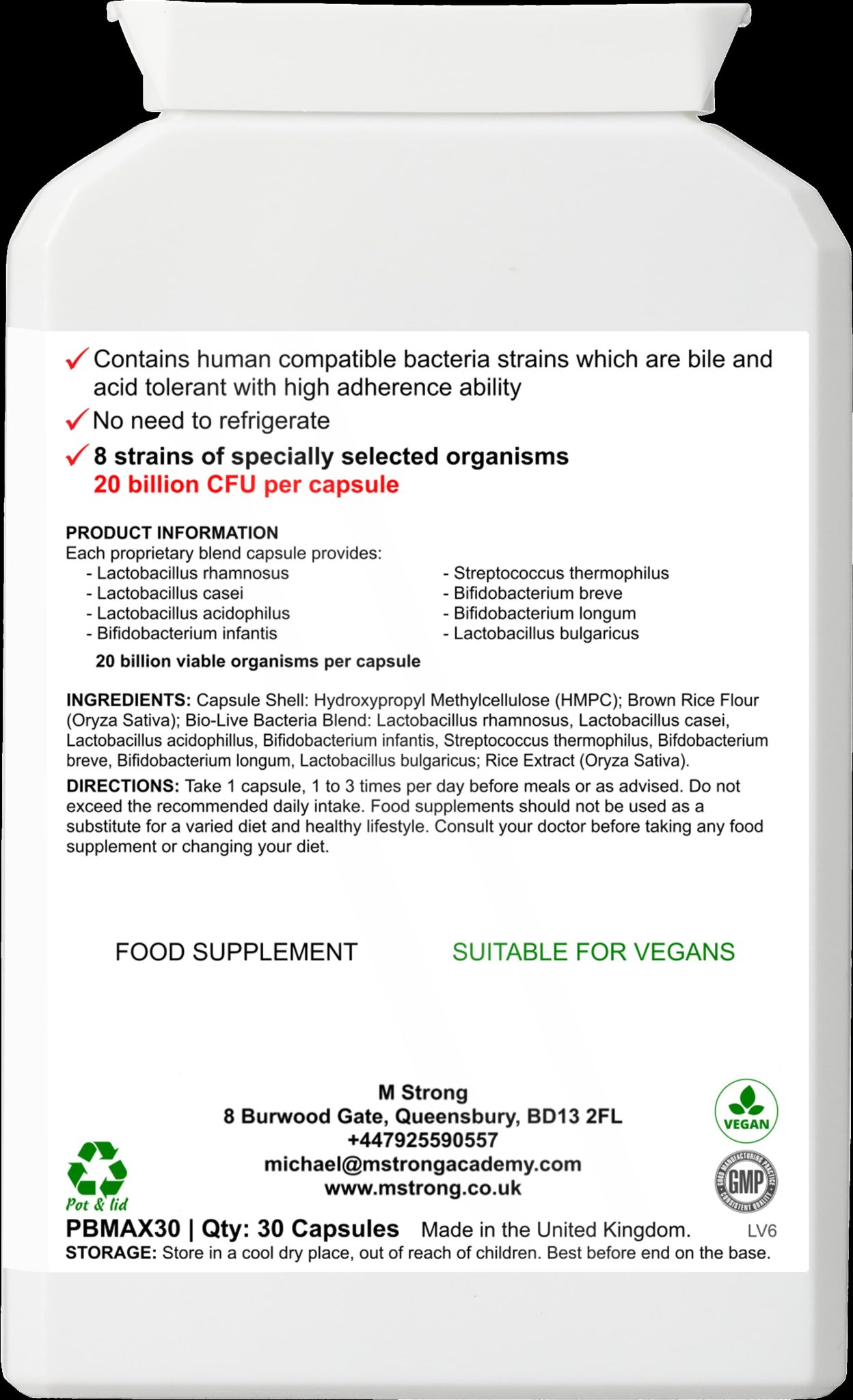 PROBI-MAX STRONG FLORA | M STRONG