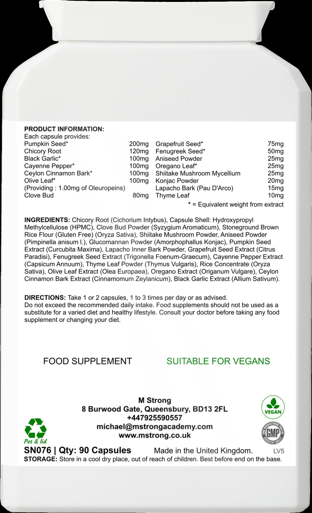 STRONG GUT FORMULA | M STRONG